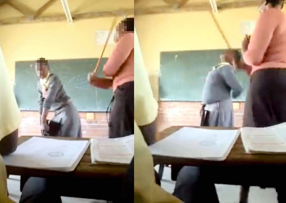 222 Cape teaches bust for corporal punishment