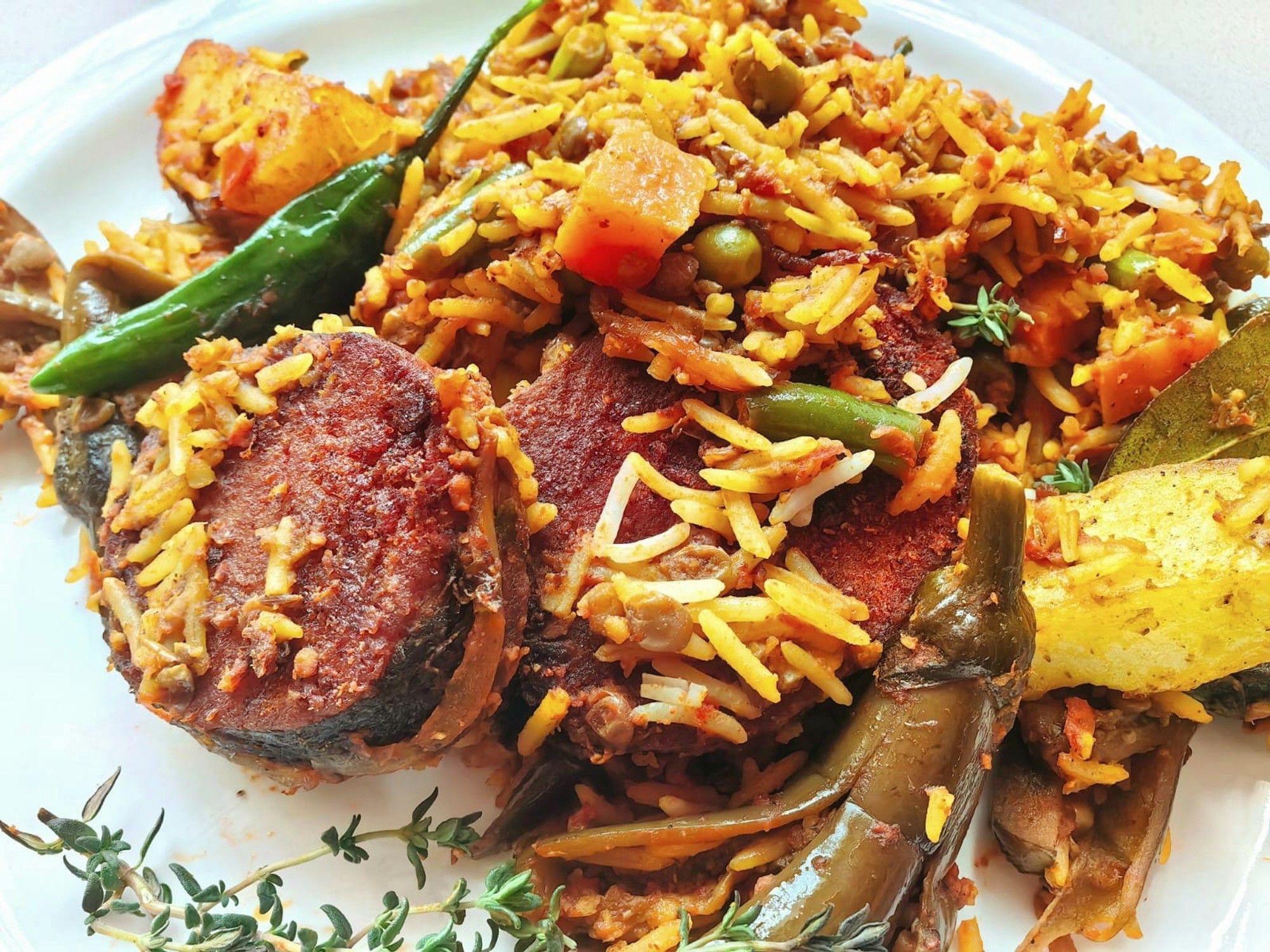 Soya Fish and Brinjal Curry