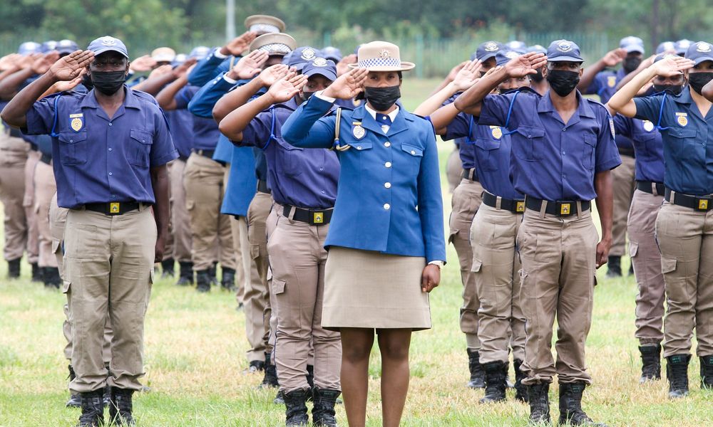 Metro police officers under siege