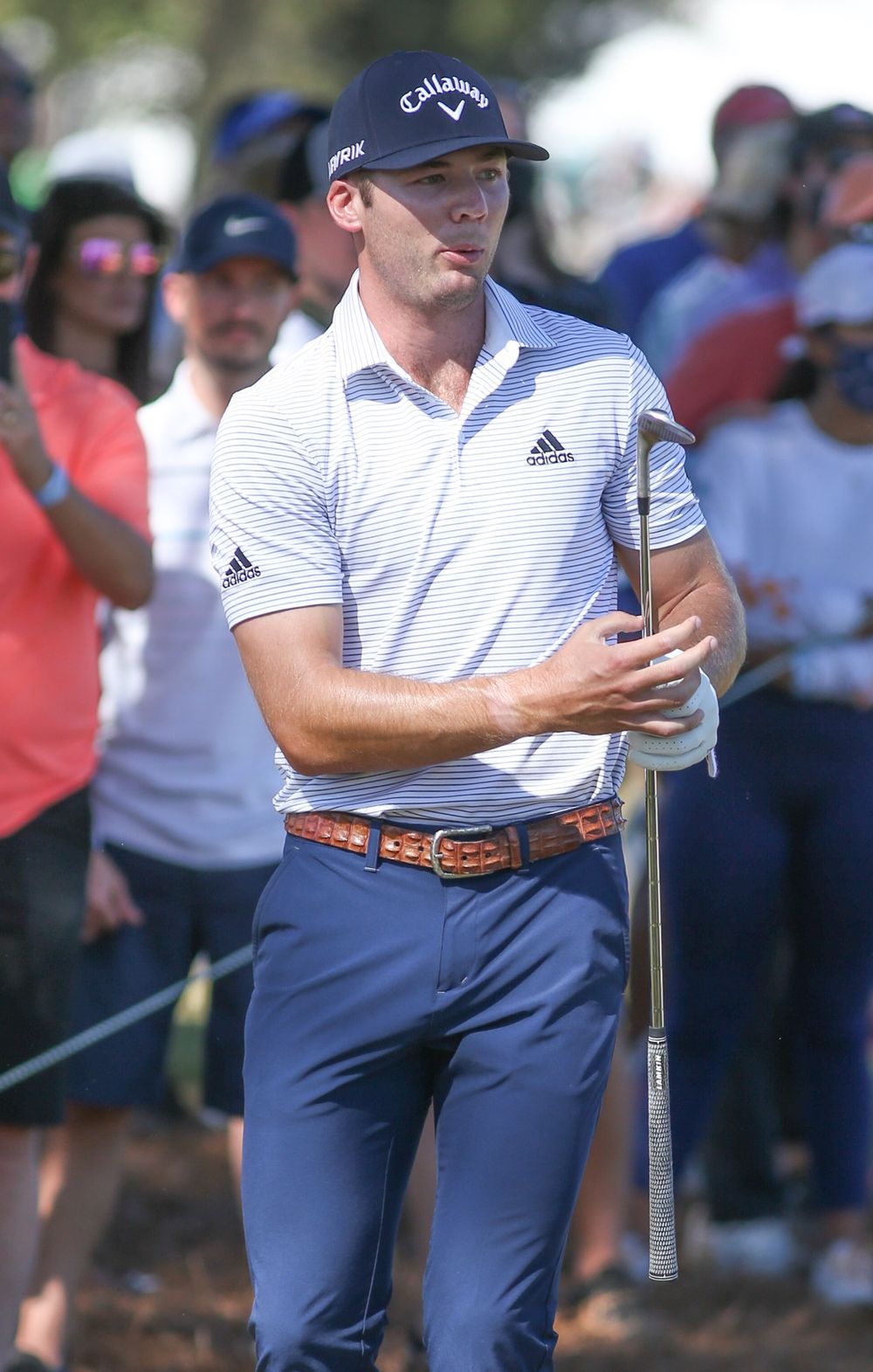 Sam Burns leads by one at Houston Open, Dustin Johnson lurks three back