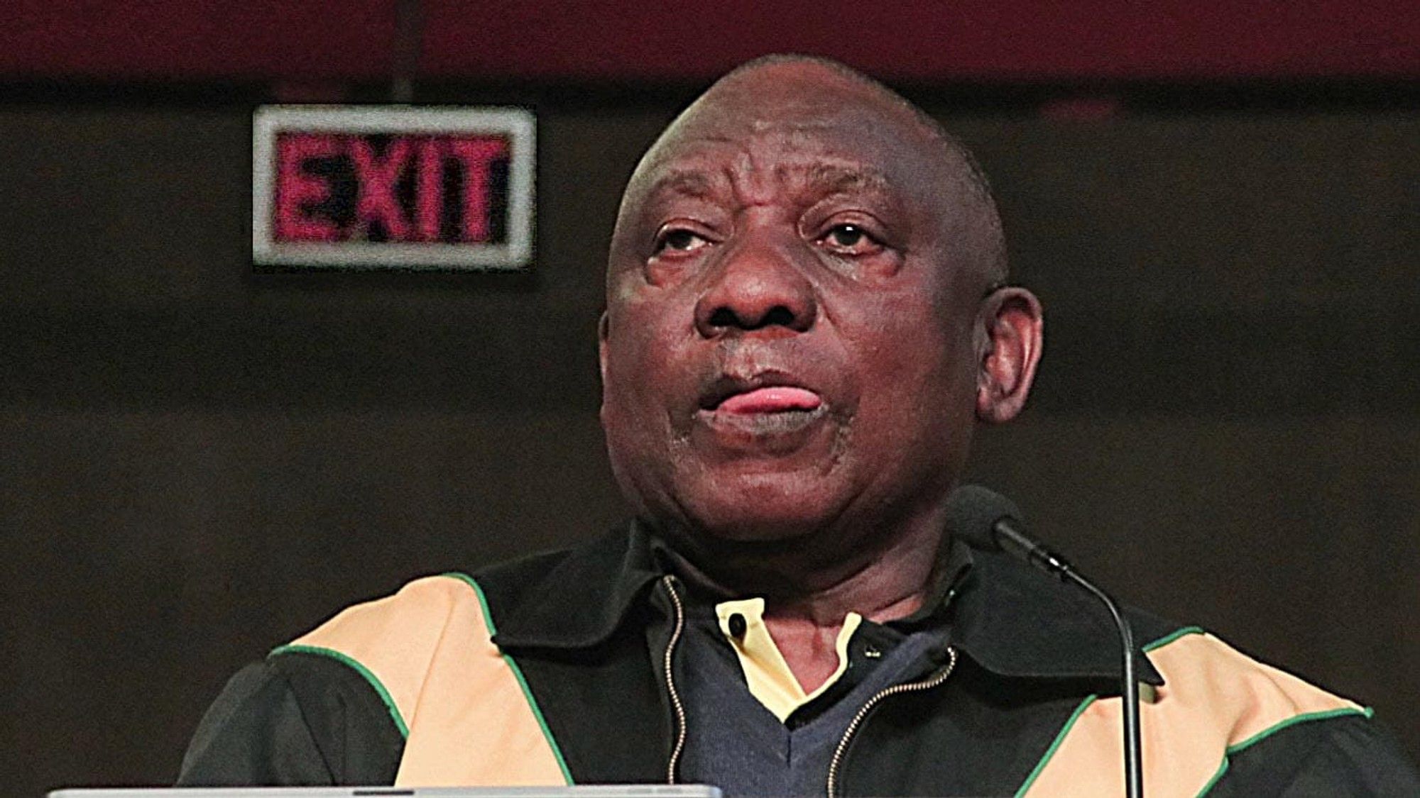 Ramaphosa gets cold reception at conference