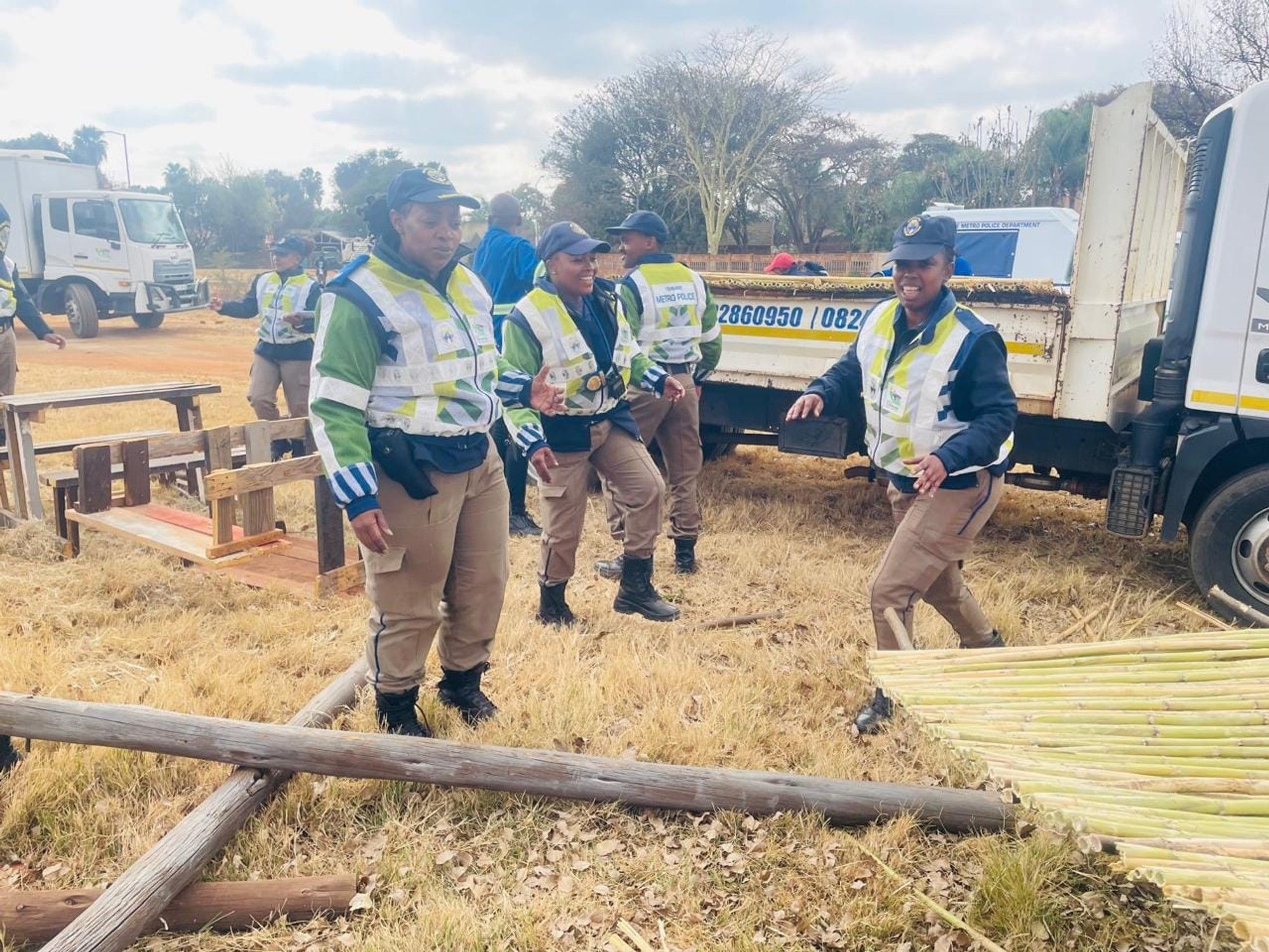 Female metro police officers fight crime