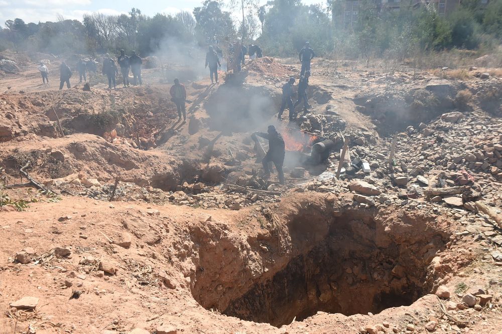 The Provincial Unit Illegal Mining Task Team busts illegal mining ...