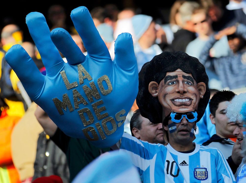 Diego Maradona's 'Hand of God' World Cup shirt expected to sell for ...