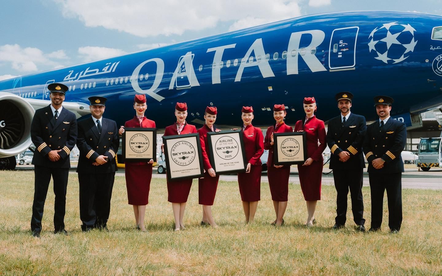 Qatar Airways scoops title of world's best airline for record ninth time
