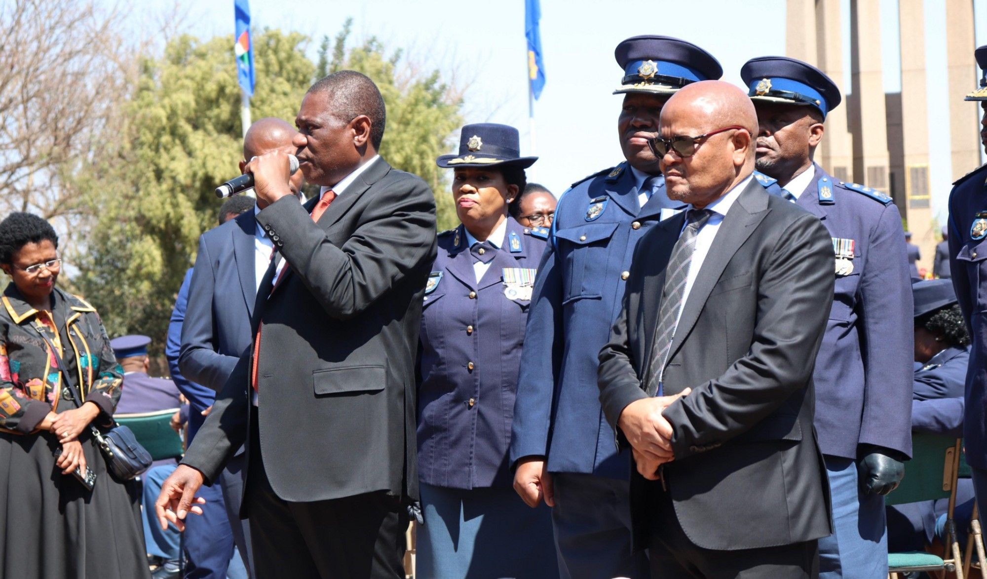 We want police officers to use their firearms, says Mashatile