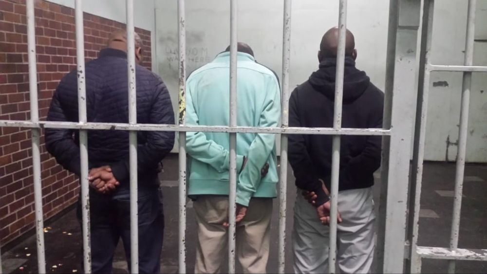 PICS: Three nabbed with unlawful guns and bullets in Joburg
