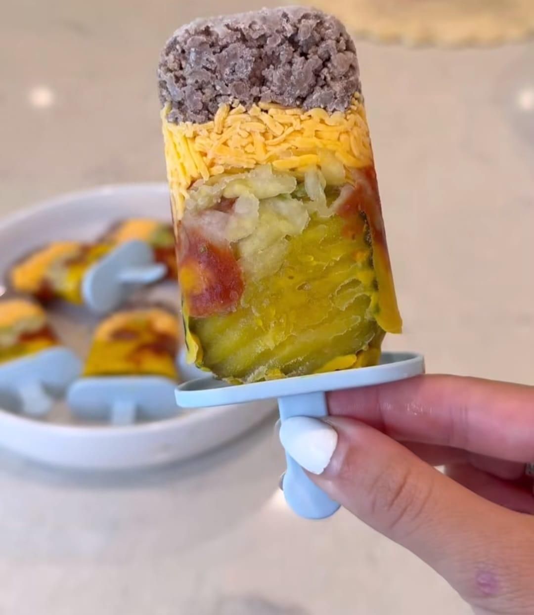Would you bite? Burger popsicles divide the internet with bizarre ...