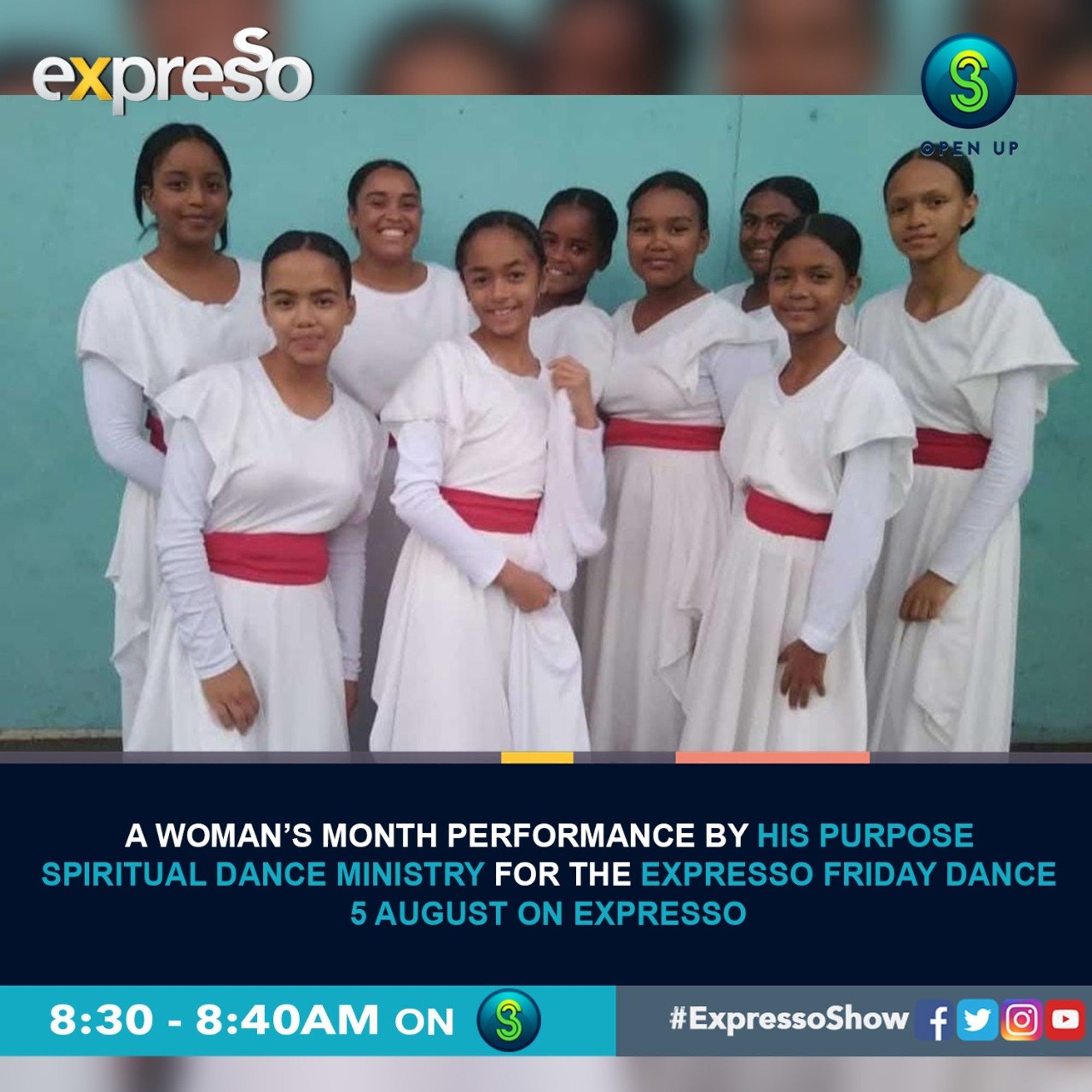 Spiritual dancers empower via television