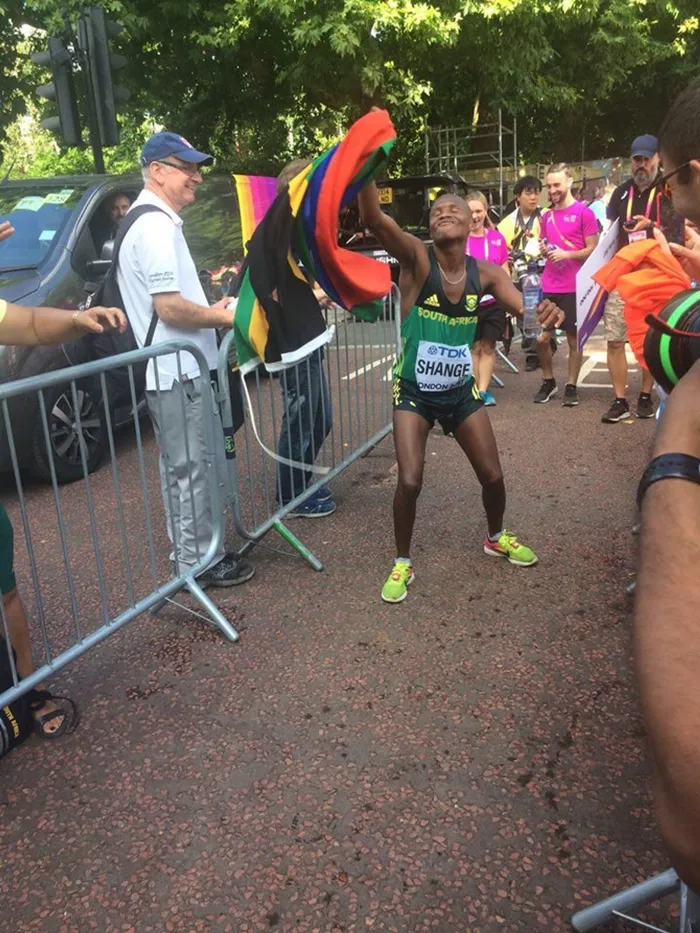 #London2017 Gutsy Lebogang Shange just misses out on walking into history