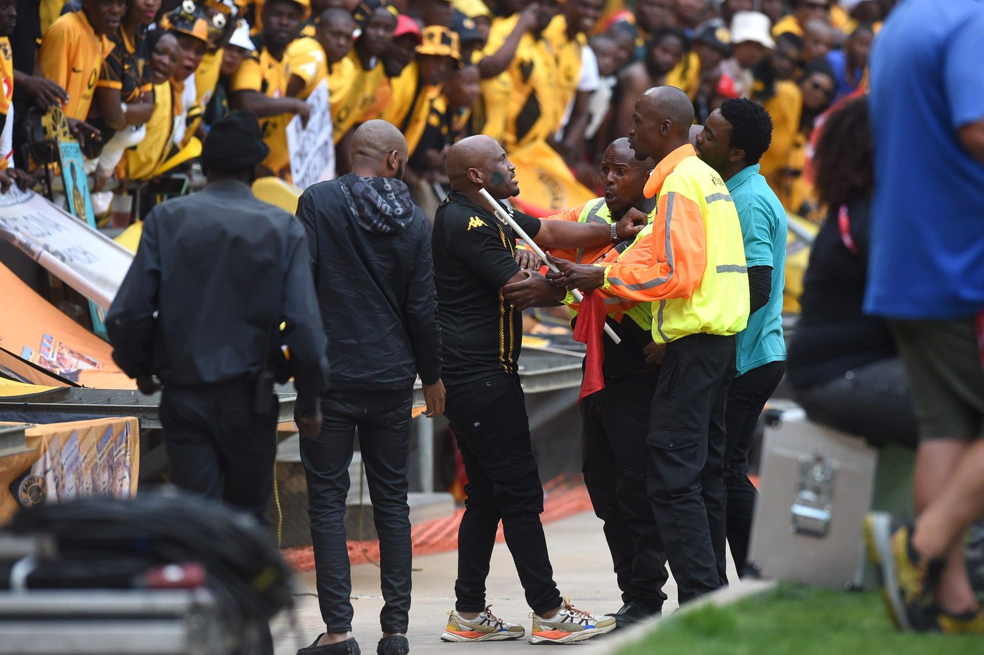 Four arrested for pitch invasion, selling fake tickets at Kaizer Chiefs ...