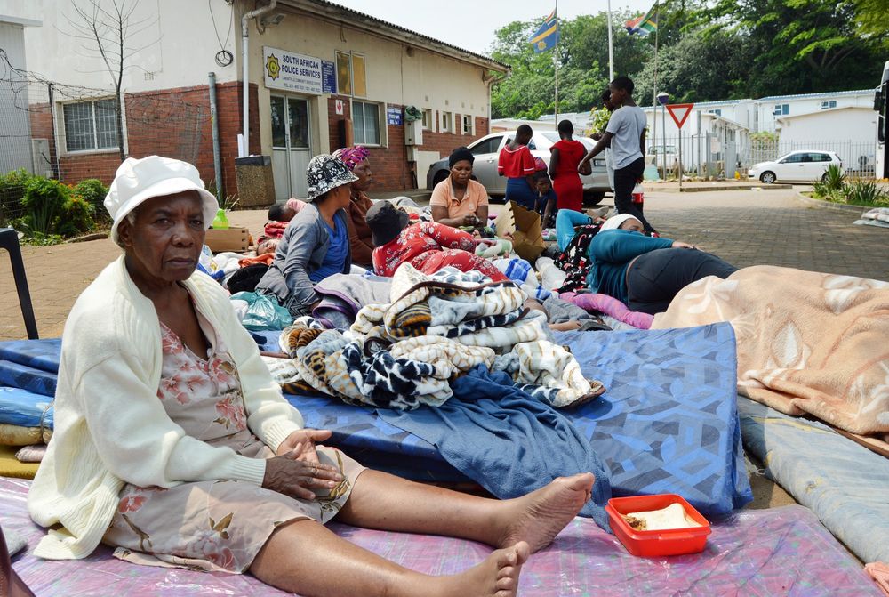 Housing cheer for evicted flood victims
