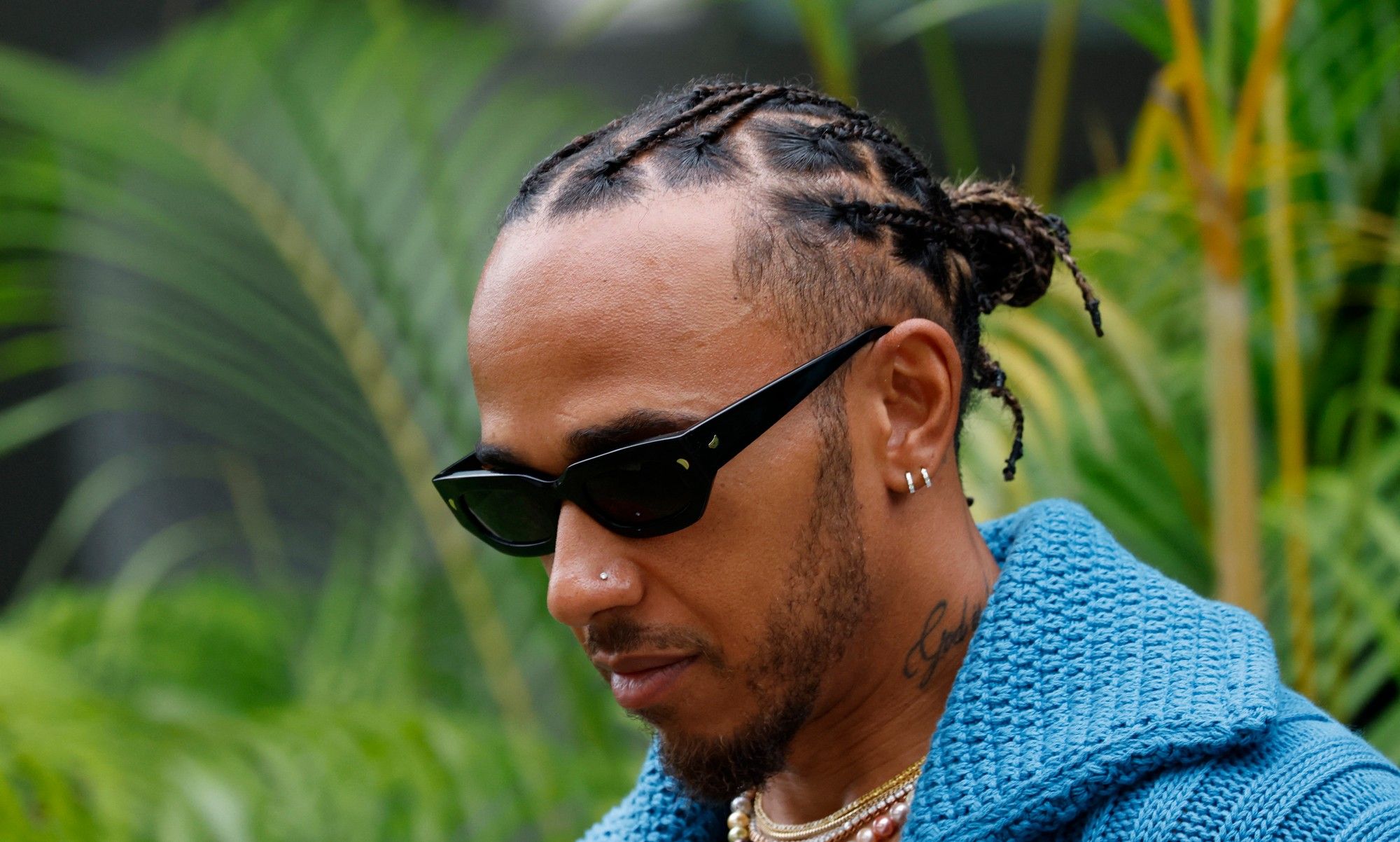 ‘All a bit silly’ . . . FIA punishes Mercedes for Lewis Hamilton’s nose ...