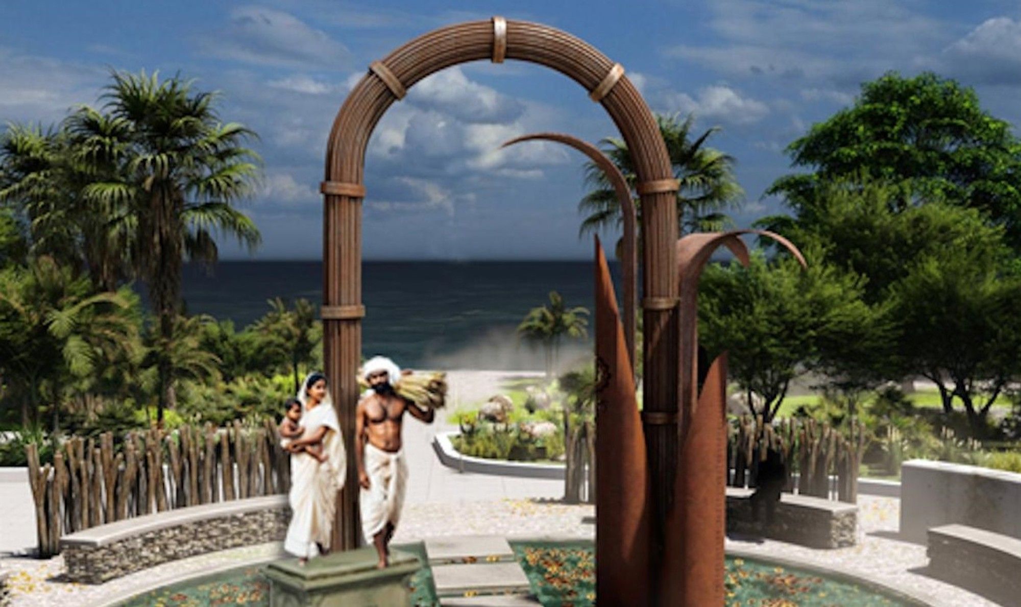 Finally, the 1860 Indian indentured labourers' monument has the right ...