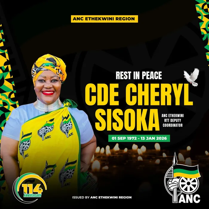 A legacy of service: eThekwini and ANC bid farewell to Cheryl Sisoka