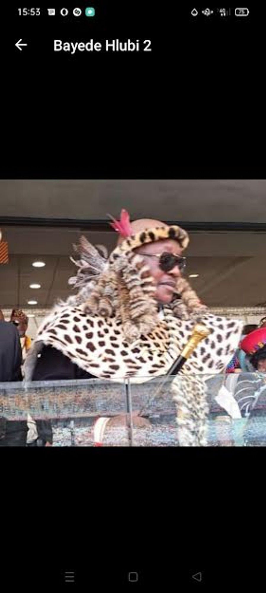 Inkosi ingenela ukhetho ngeqembu layo