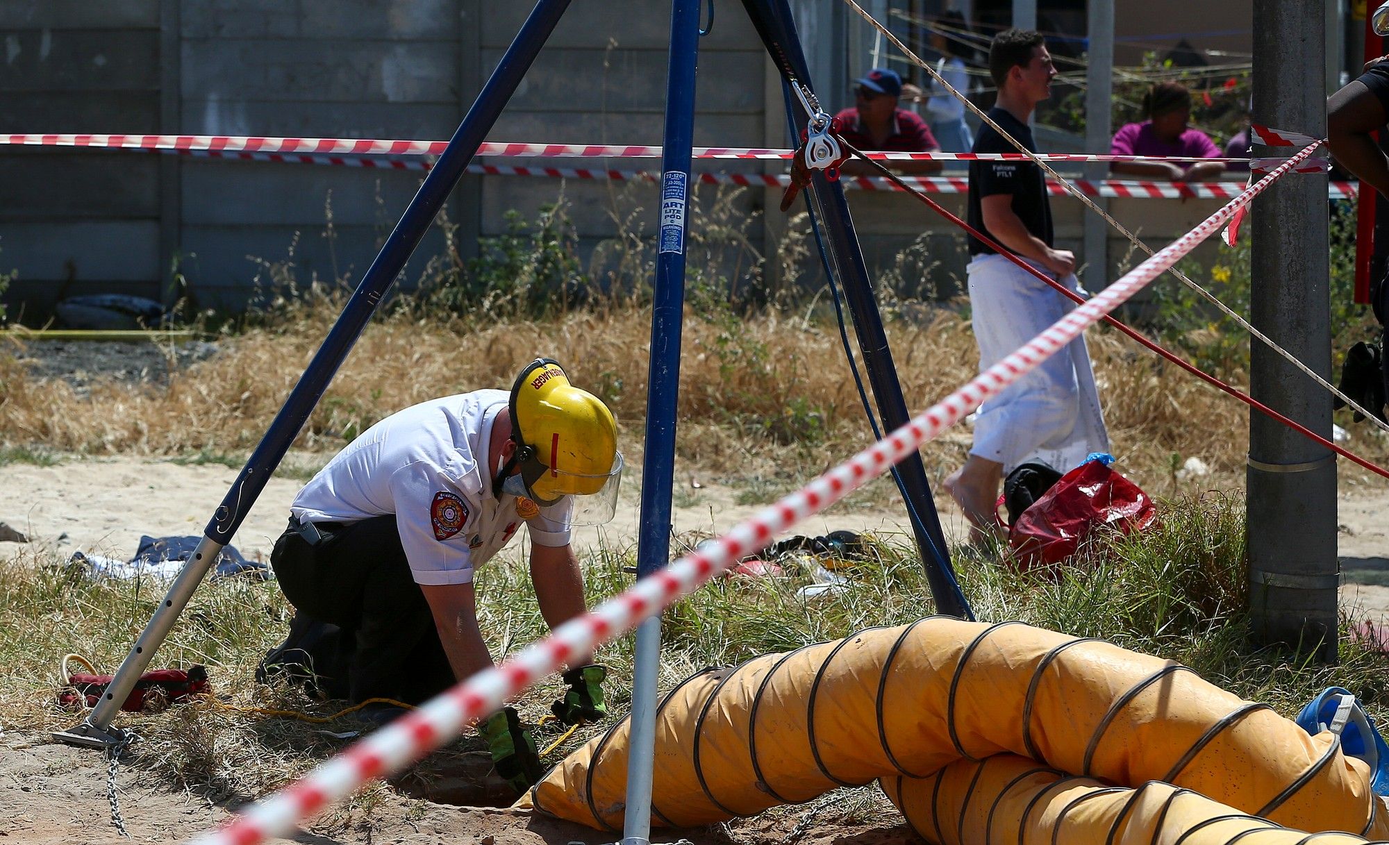 These are the three construction workers who died in a drain accident