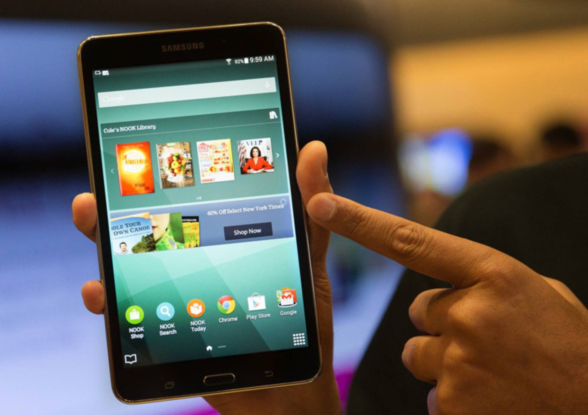 Samsung unveils Nook tablet