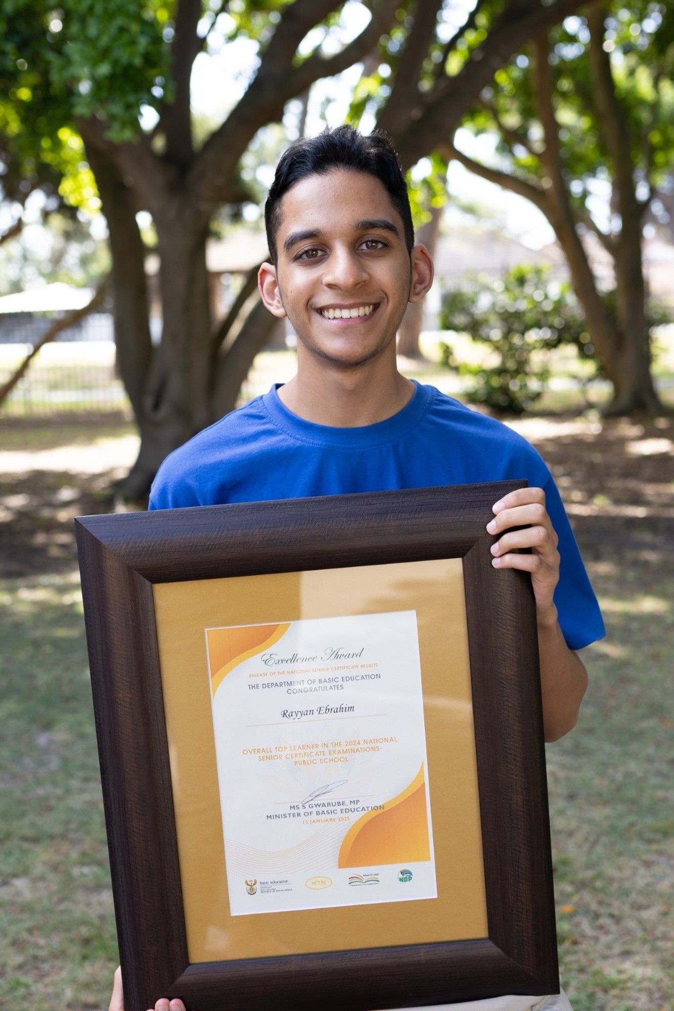 From classrooms to stardom: how Rayyan Ebrahim became SA’s top learner