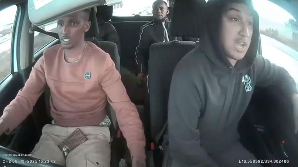 Viral dashcam footage captures alleged gang shootout and police chase ...