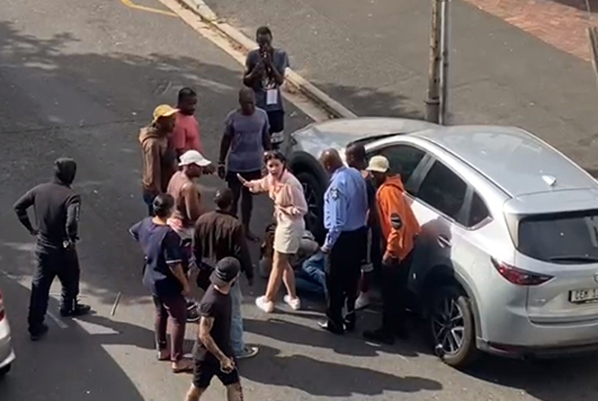 Sea Point phone ‘thief’ in mob justice video