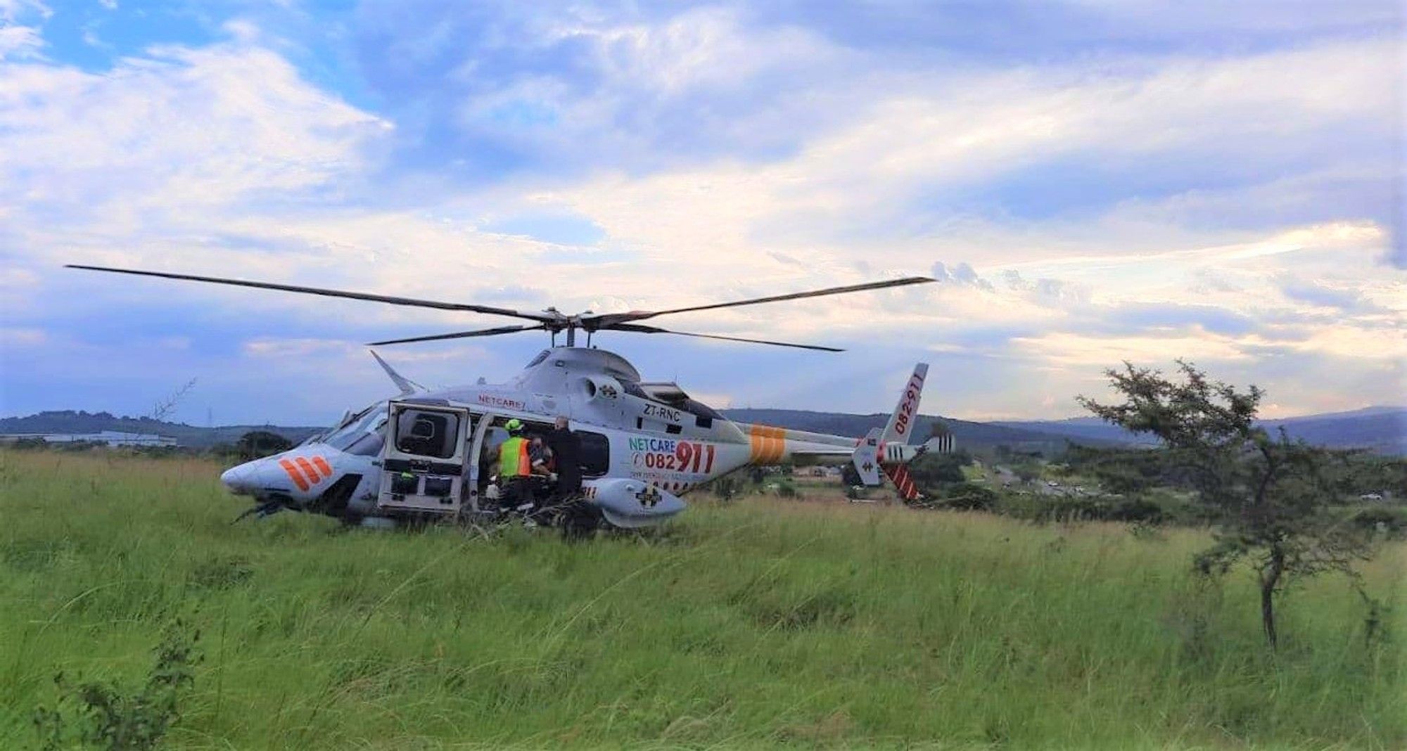 Construction worker crushed between concrete blocks on N3 airlifted to ...