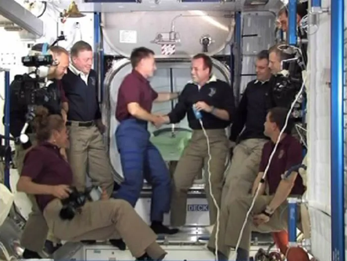 US shuttle prepares to depart station for last time