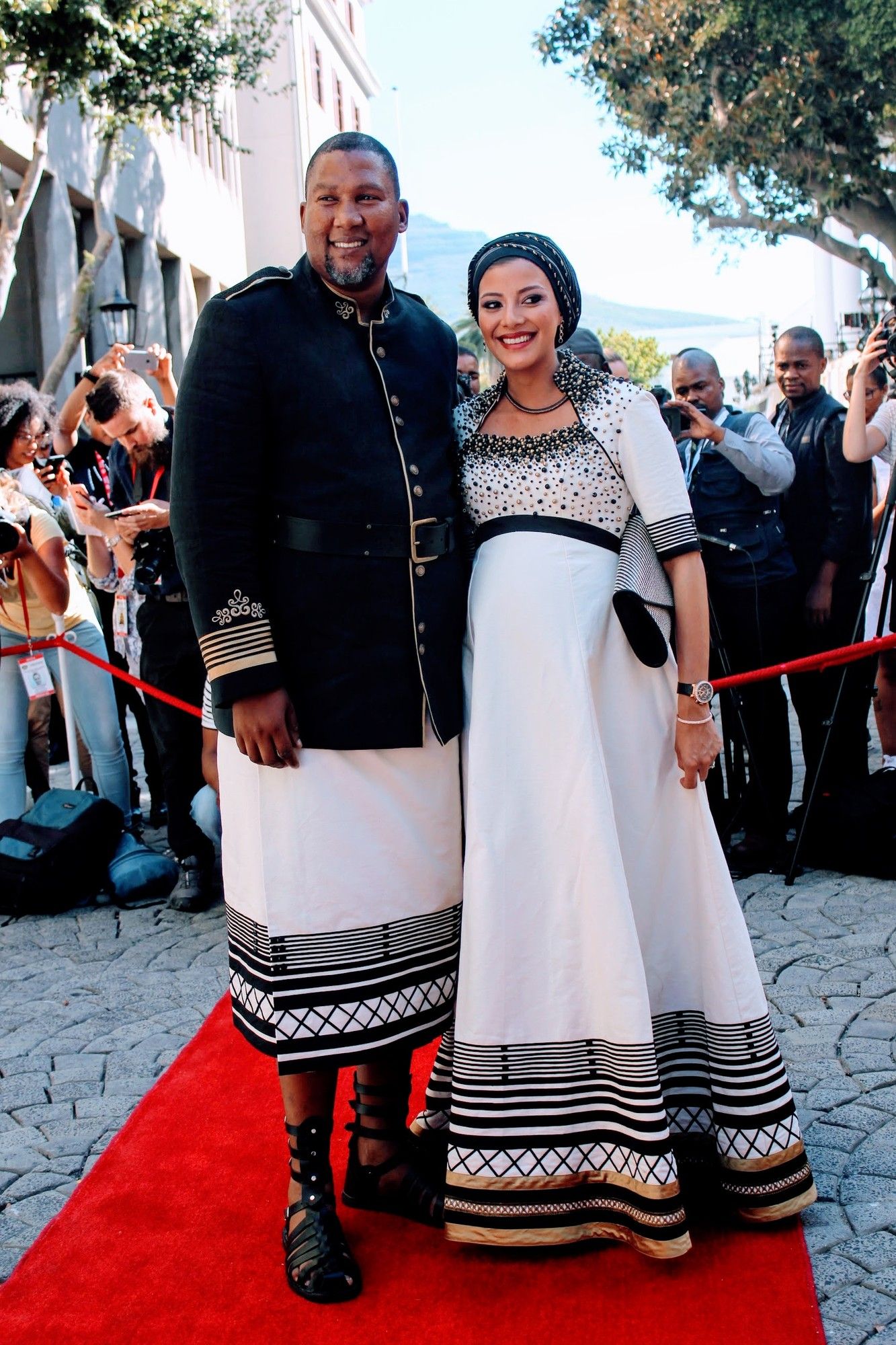 Mandla and Rabia welcome #MandelaBaby