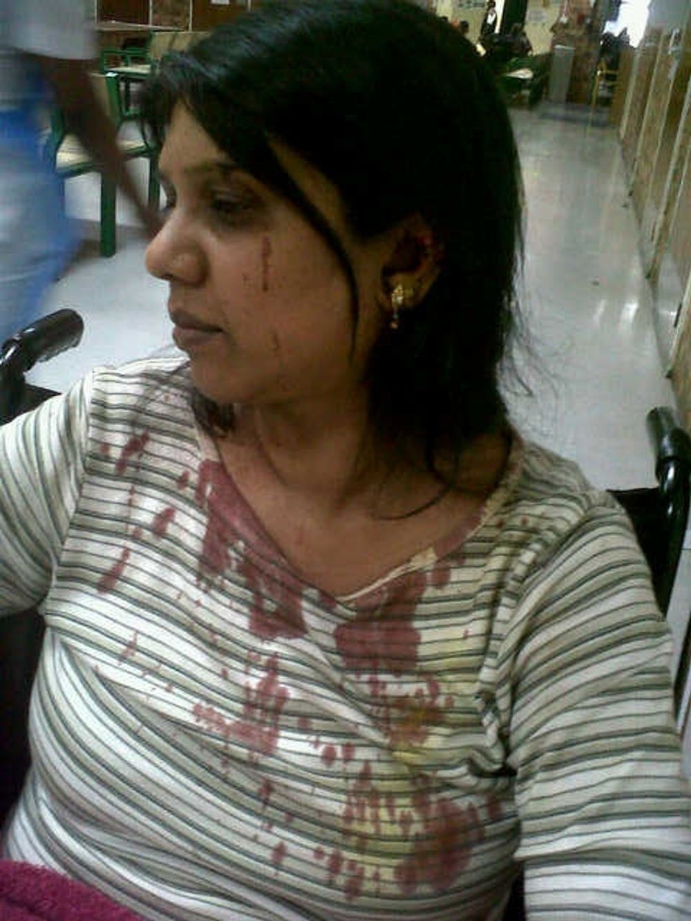 Family robbed, beaten and stabbed