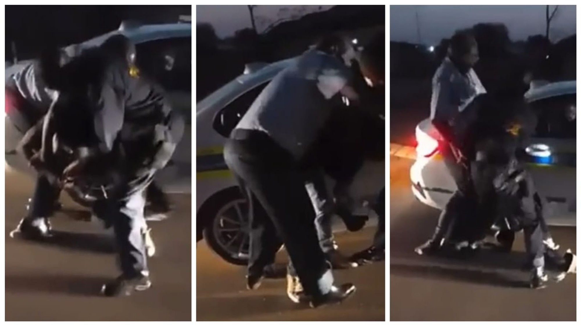 WATCH: Security guards arrested after assault on cops goes viral