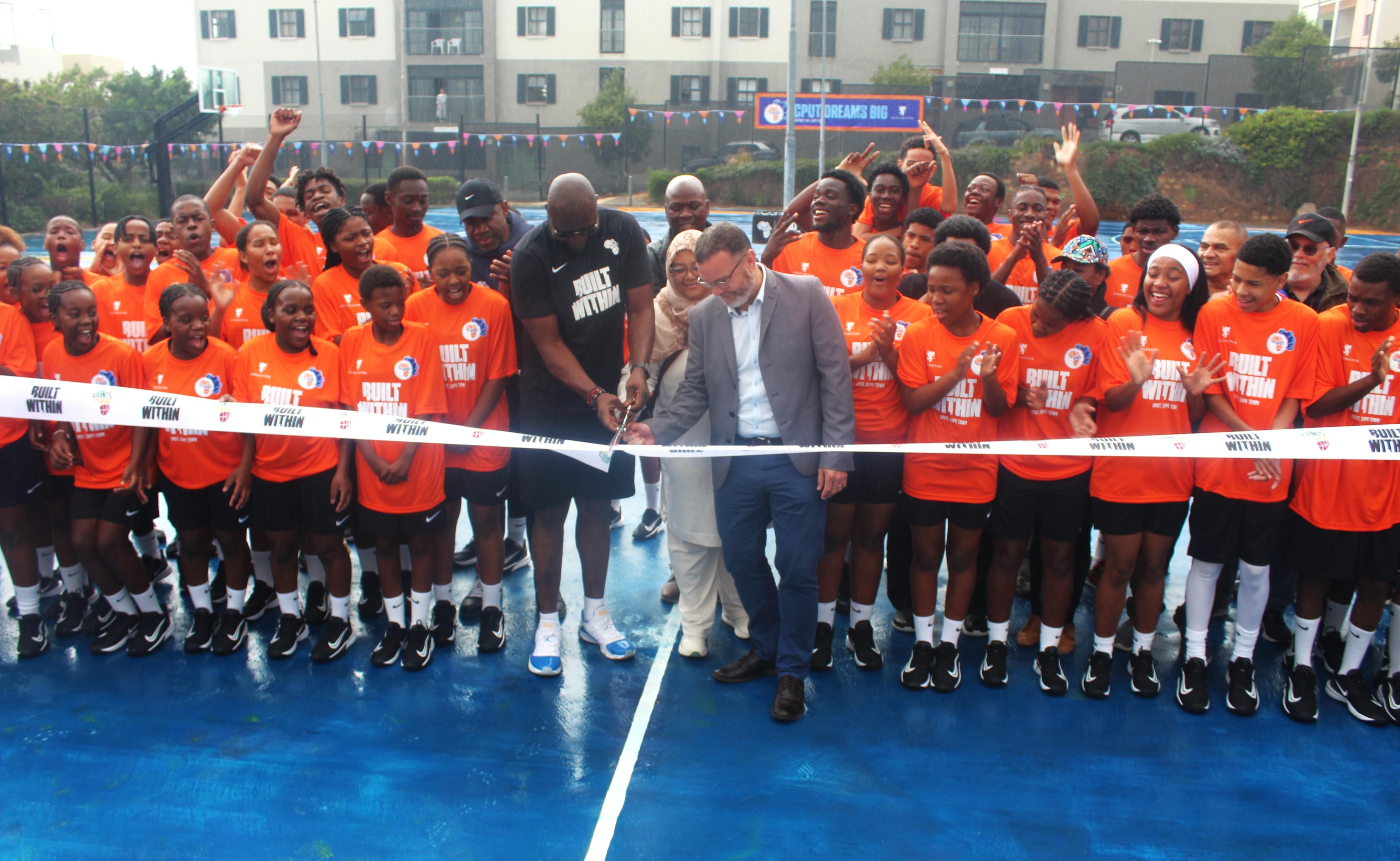 New basketball courts unveiled at CPUT District Six on Youth Day