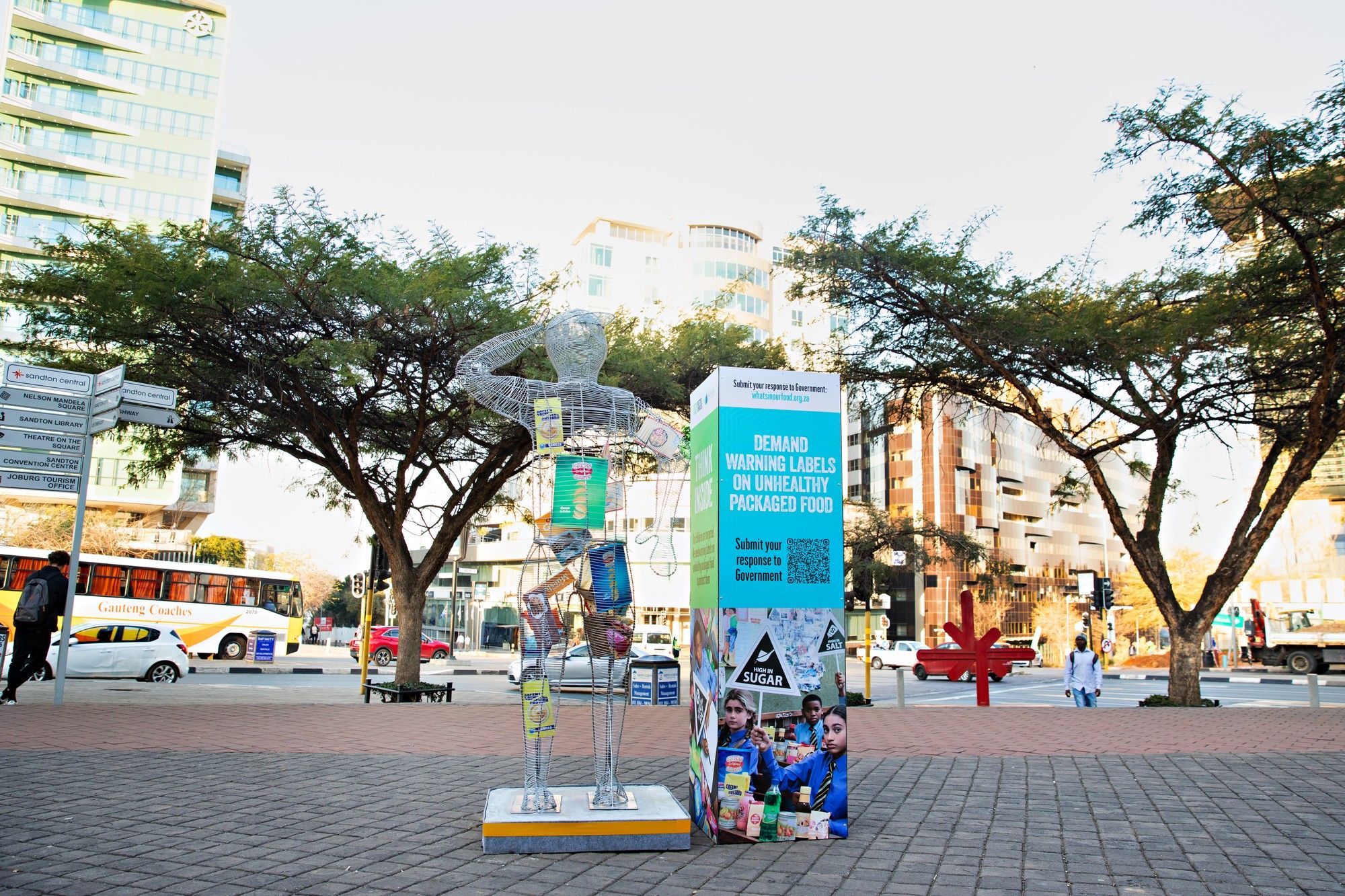 Think inside the box - HEALA uses high visibility Sandton activation to ...