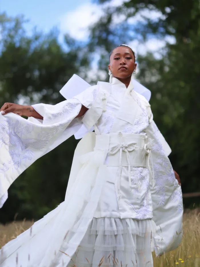 Naomi Osaka honours her Japanese heritage in stunning custom kimono at ...