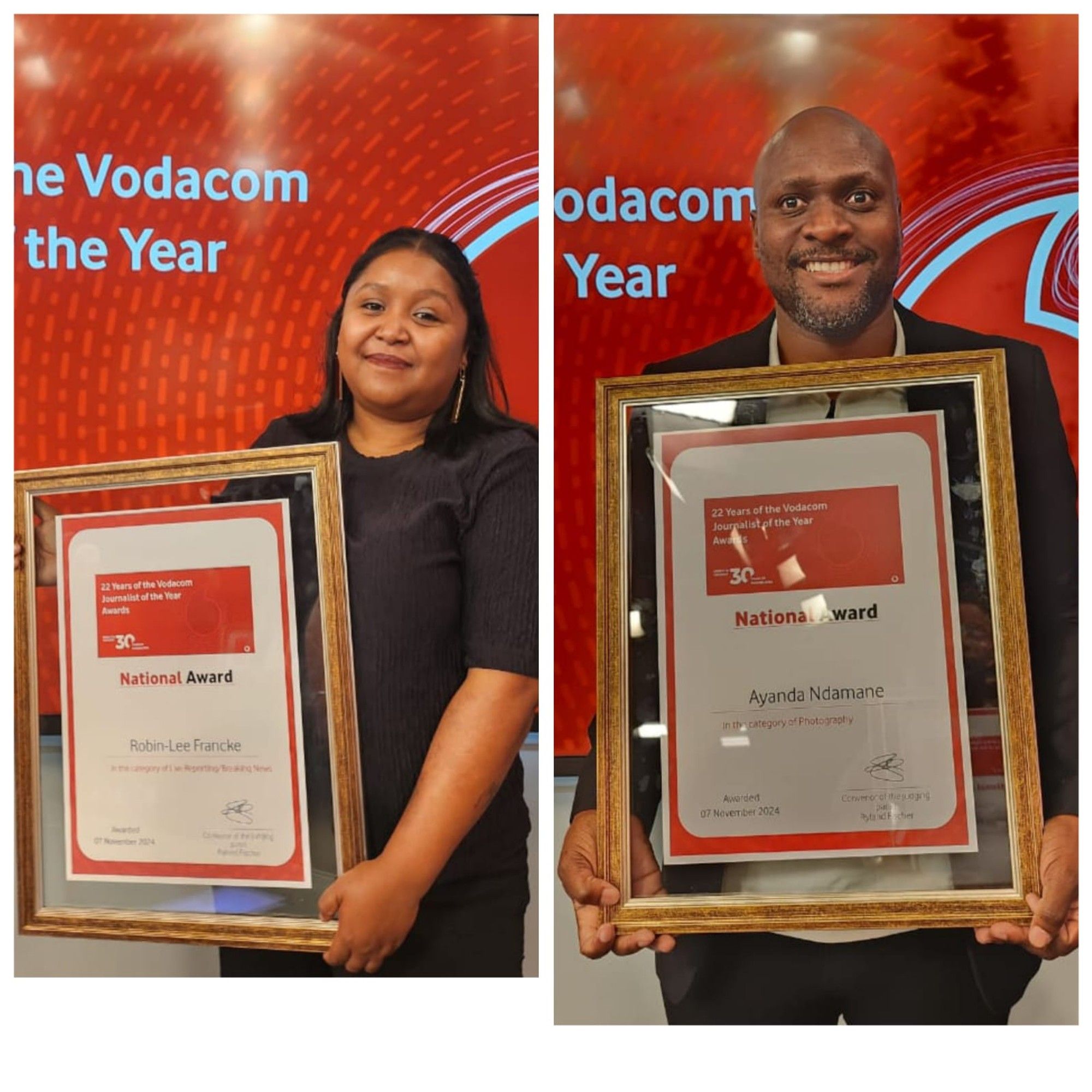 Iol Photographer And Reporter Bag Second Awards In The 2024 National