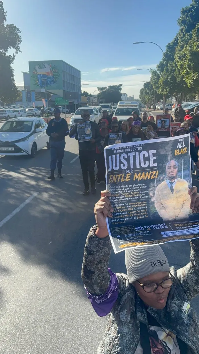 Community marches for justice in Entle Manzi murder case, demanding ...