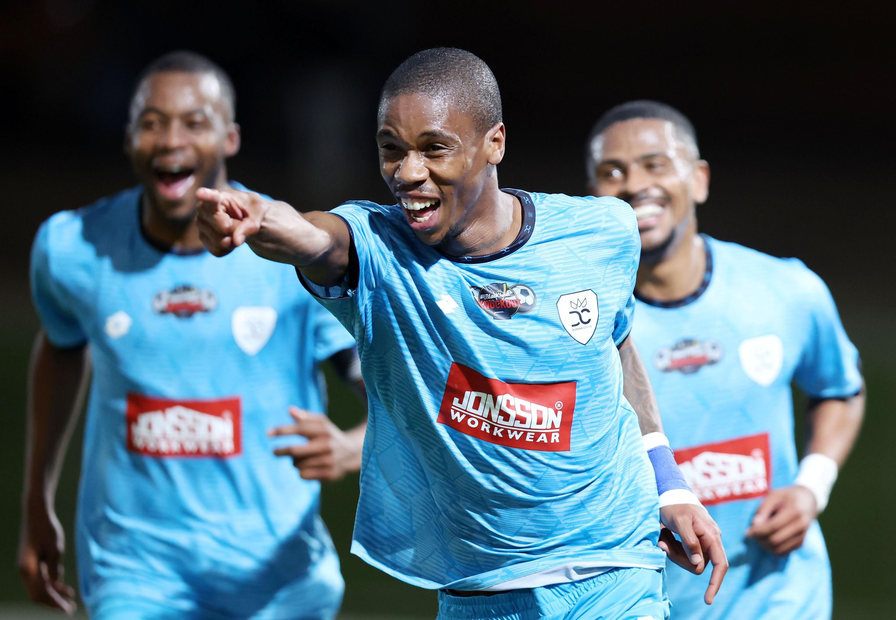 Fezile Gcaba hat-trick fires Durban City into Carling Knockout Cup ...