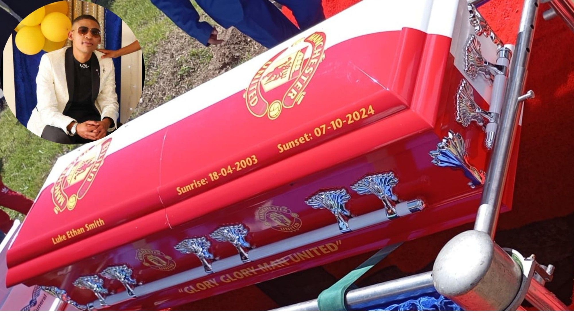 ‘He was the biggest Man United supporter’ — murdered Luke Smith laid to ...