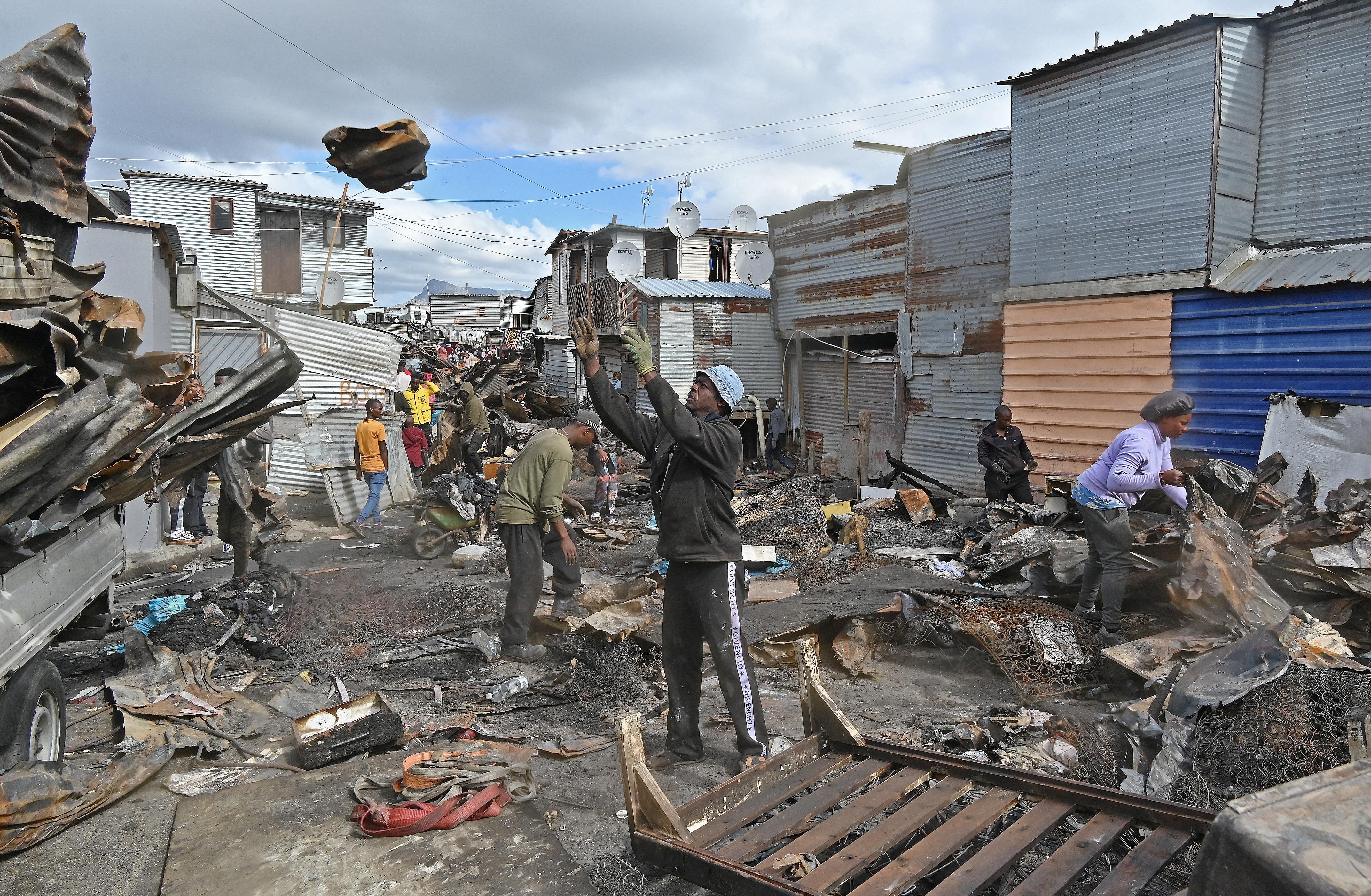 Community devastated by deadly fire in Joe Slovo informal settlement