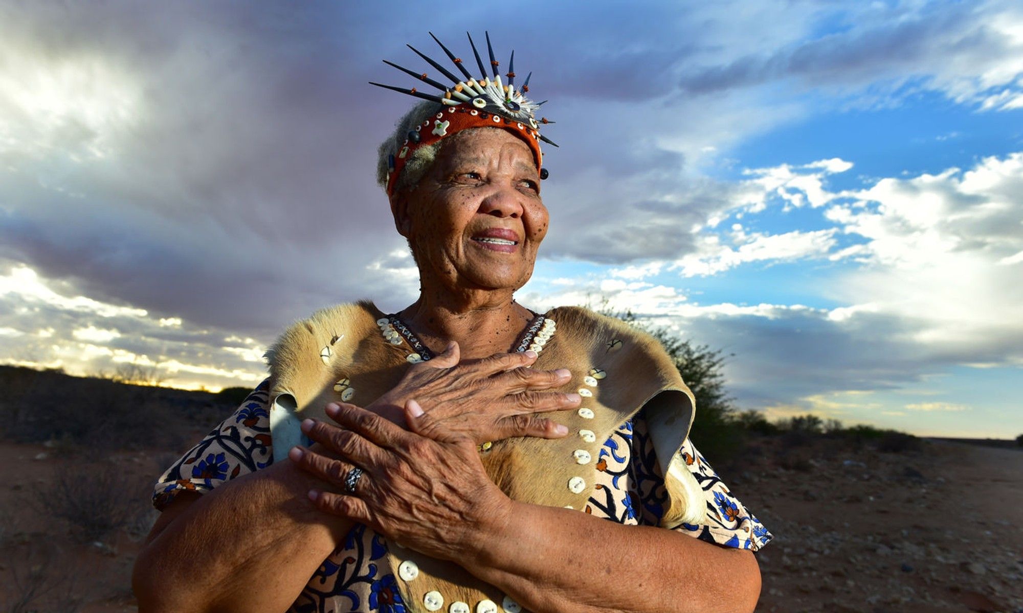 Last fluent speaker on a quest to keep ancient San language alive