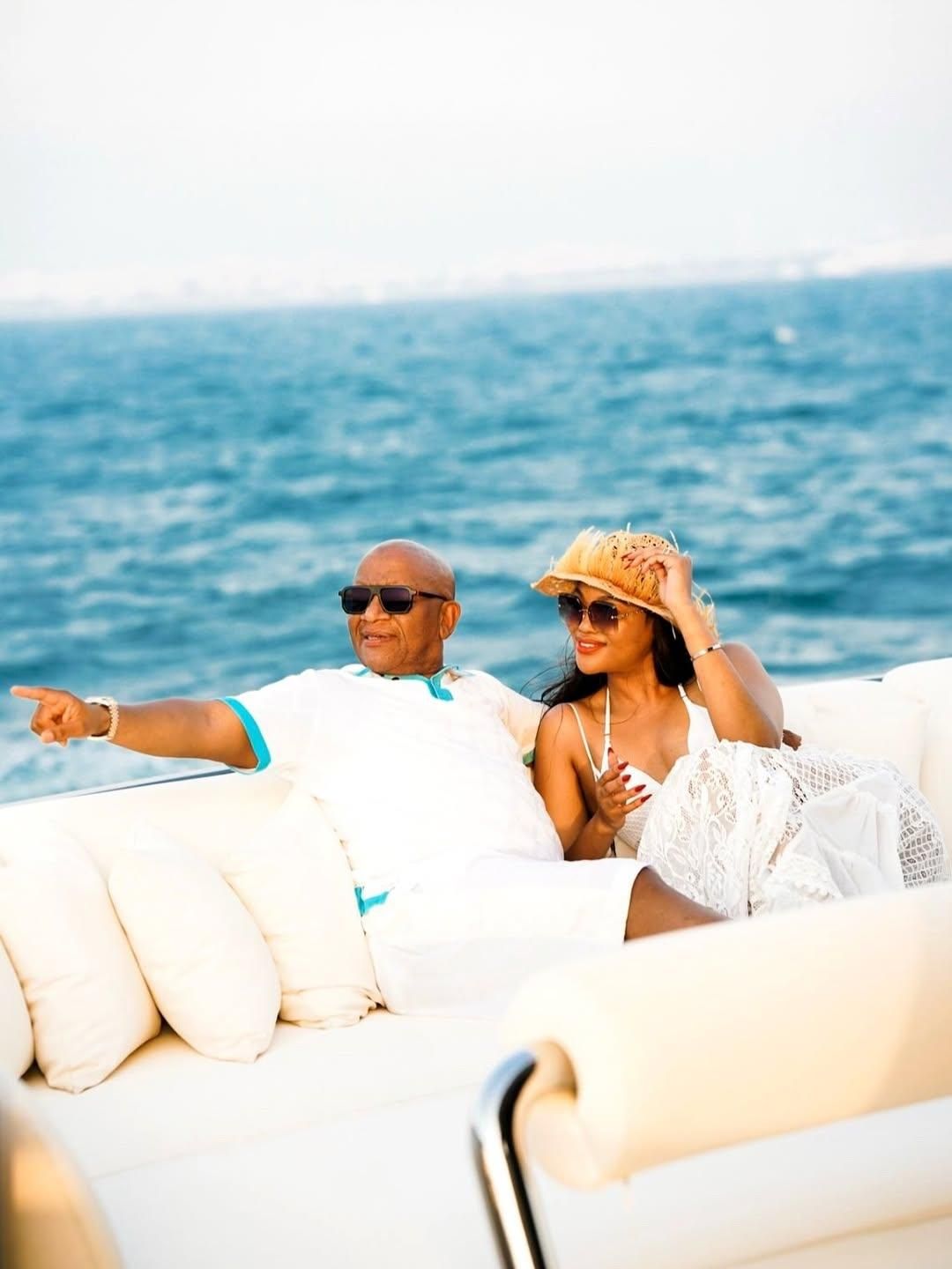 Lebo M pops the question in Dubai: a romantic engagement to Mel Ntsala