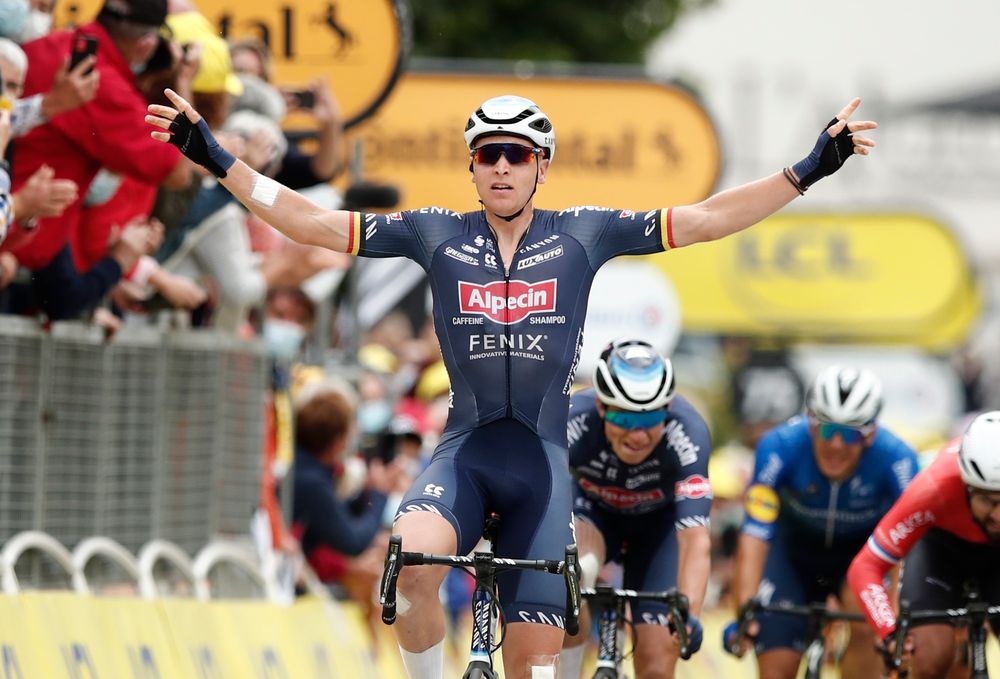 Falls again mar Tour de France as Tim Merlier wins stage