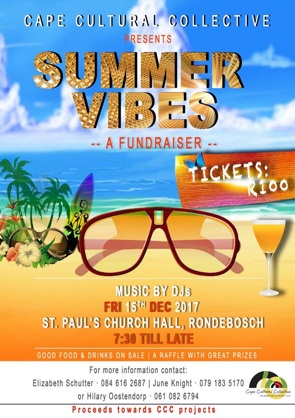 Cape Cultural Collective Summer Vibes fundraiser