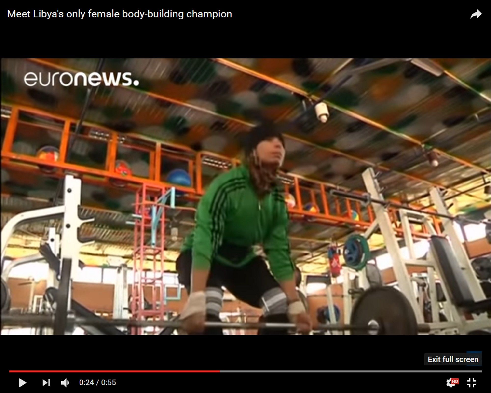 WATCH: Questions raised over Libya's first female bodybuilder