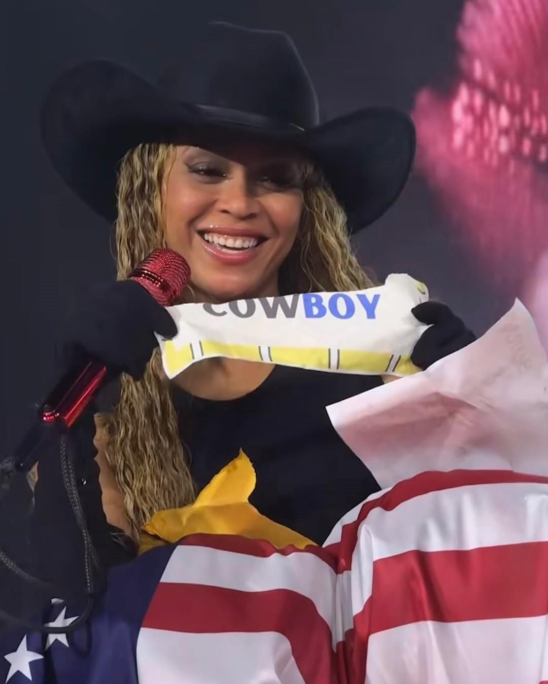 WATCH: Beyoncé delivers unforgettable gender reveal at 'Cowboy Carter' show