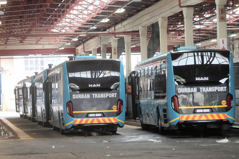 LOOK: Durban's new multi-million rand bus fleet sits idle as city seeks ...
