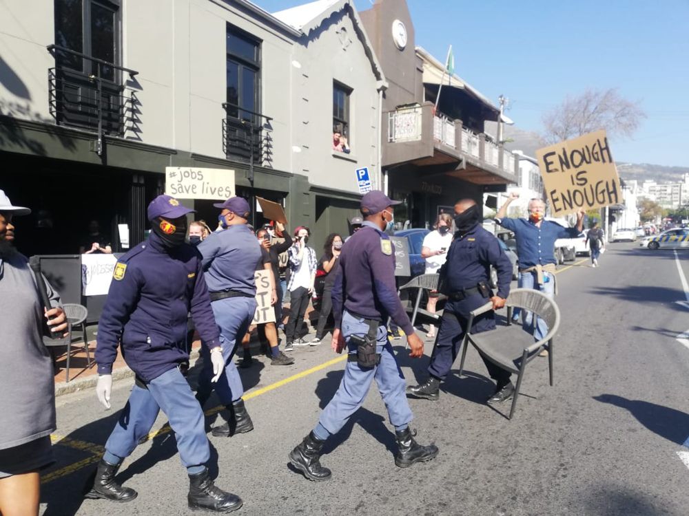 WATCH: Restaurant sector’s desperate cry for help in nationwide protests