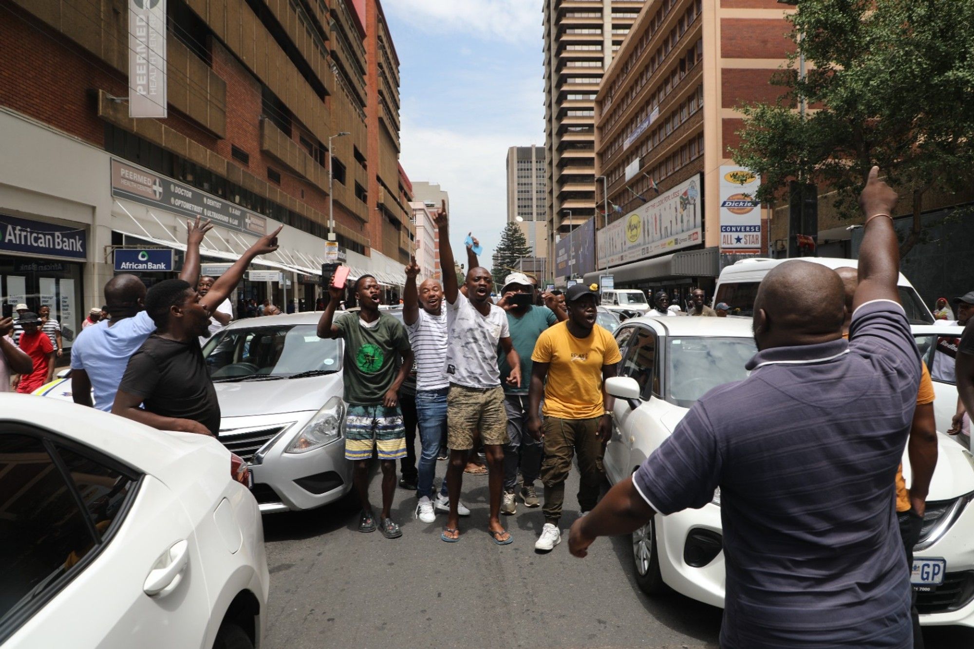 Bolt and Uber drivers protest against vehicle impoundments in Gauteng
