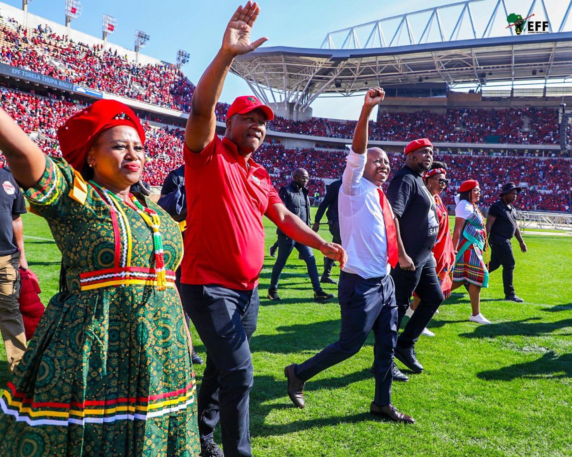 Julius Malema rallies EFF supporters for crucial Ward 13 by-election in ...