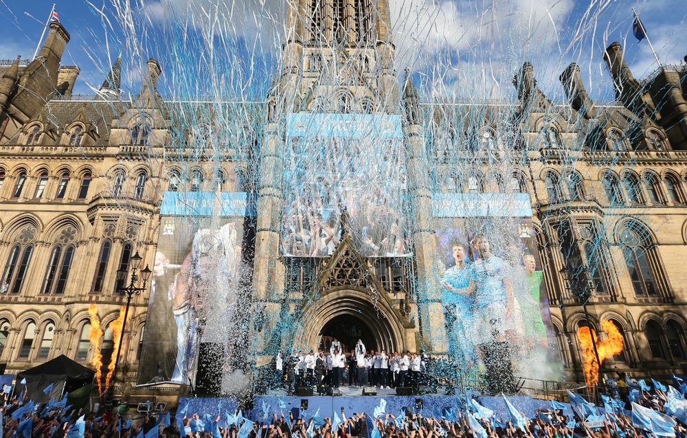 City celebrate title win with parade