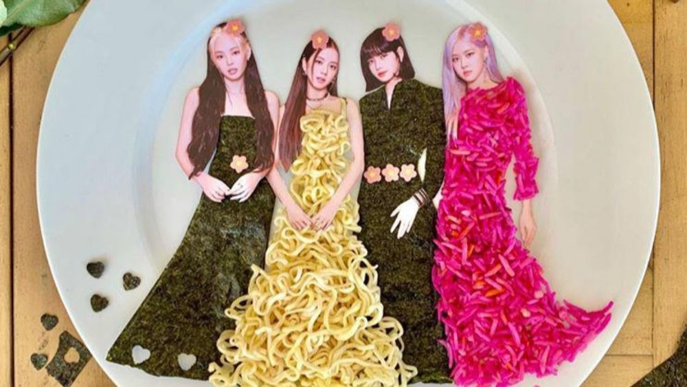 WATCH: This graphic designer makes mini-celebrity outfits out of food